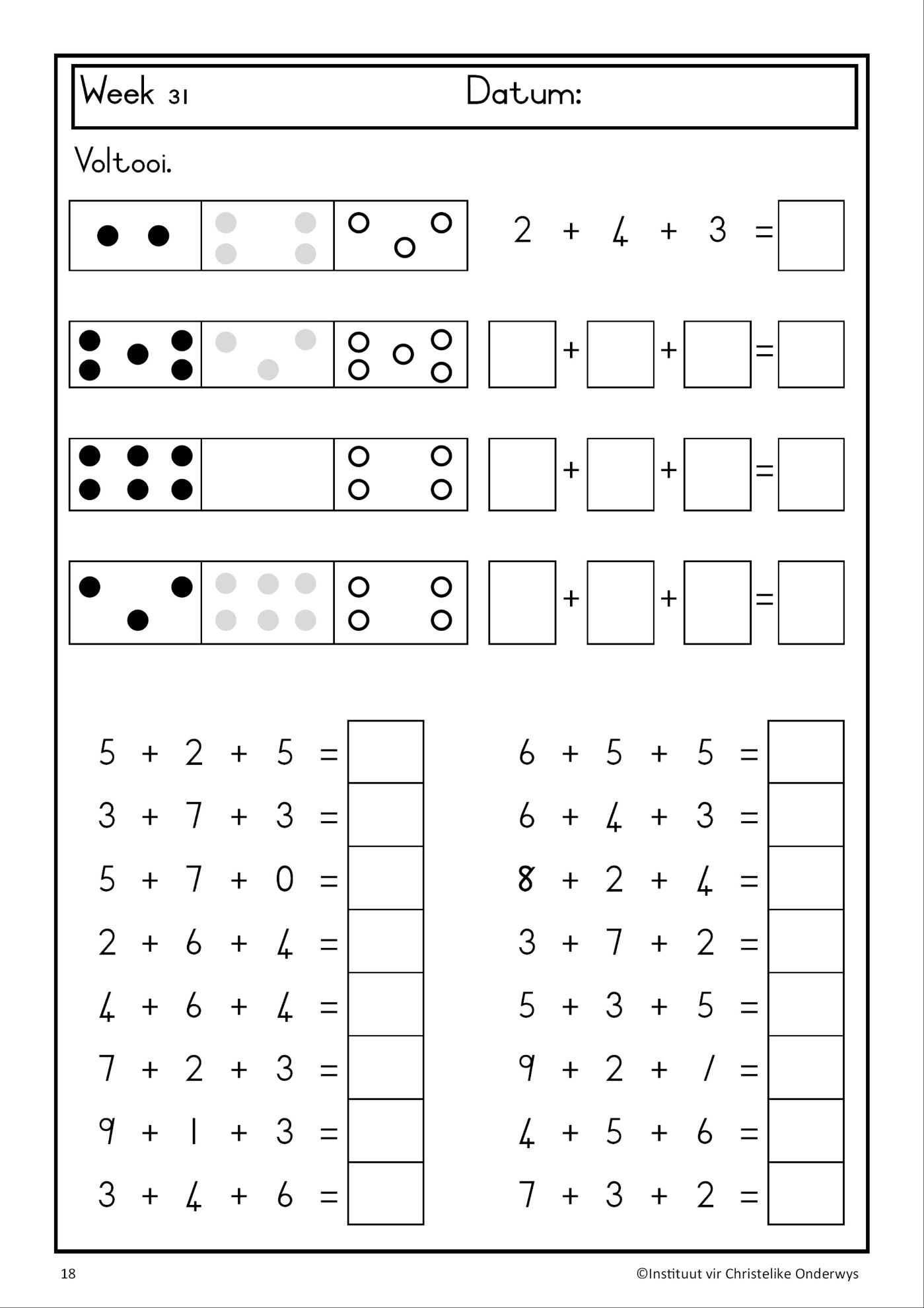 Boekenhout.Wiskunde Gr1 Wb4 (Waterstroom) Kleur