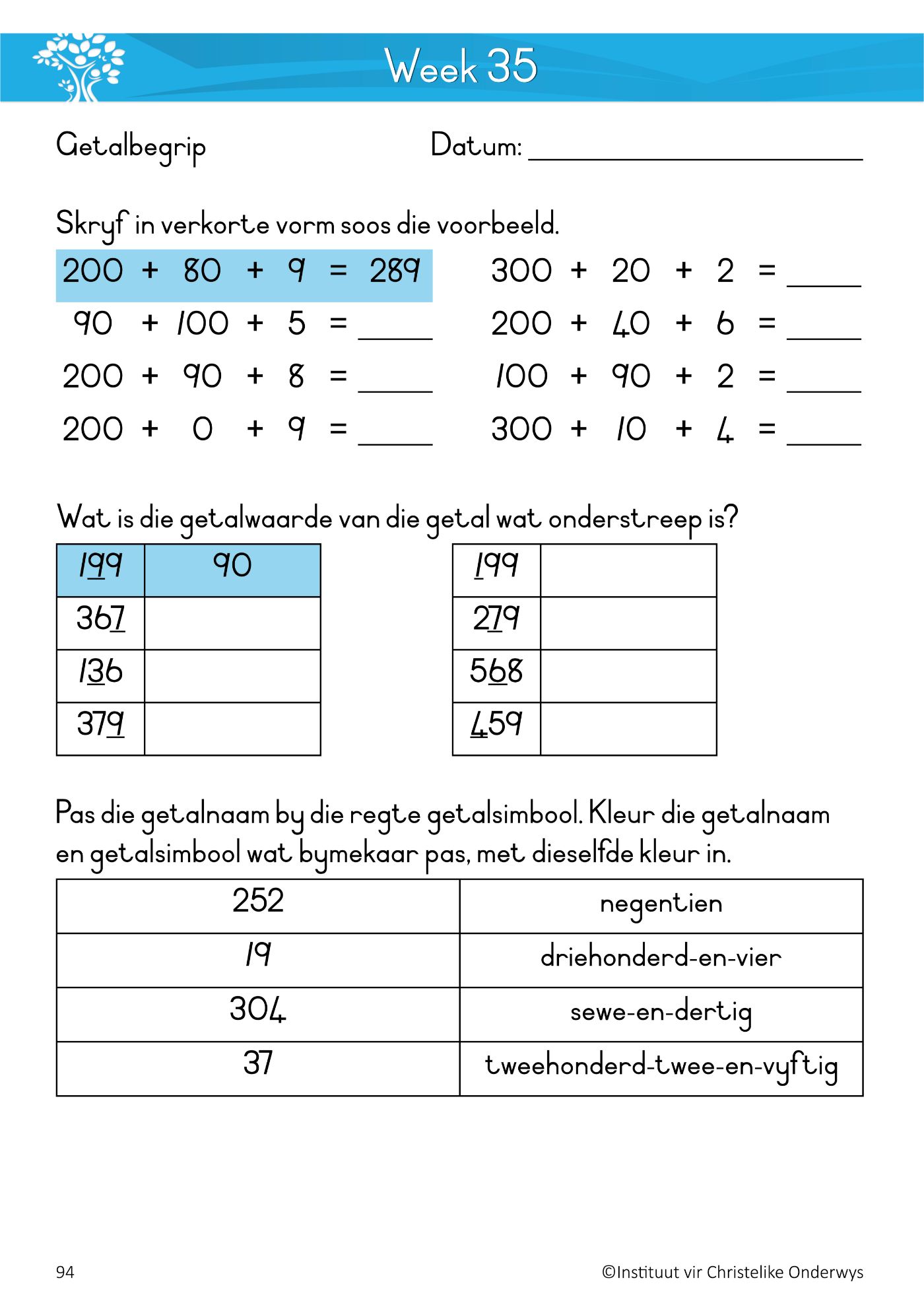 Boekenhout.Wiskunde Gr3 Wb4 (Waterstroom) Kleur
